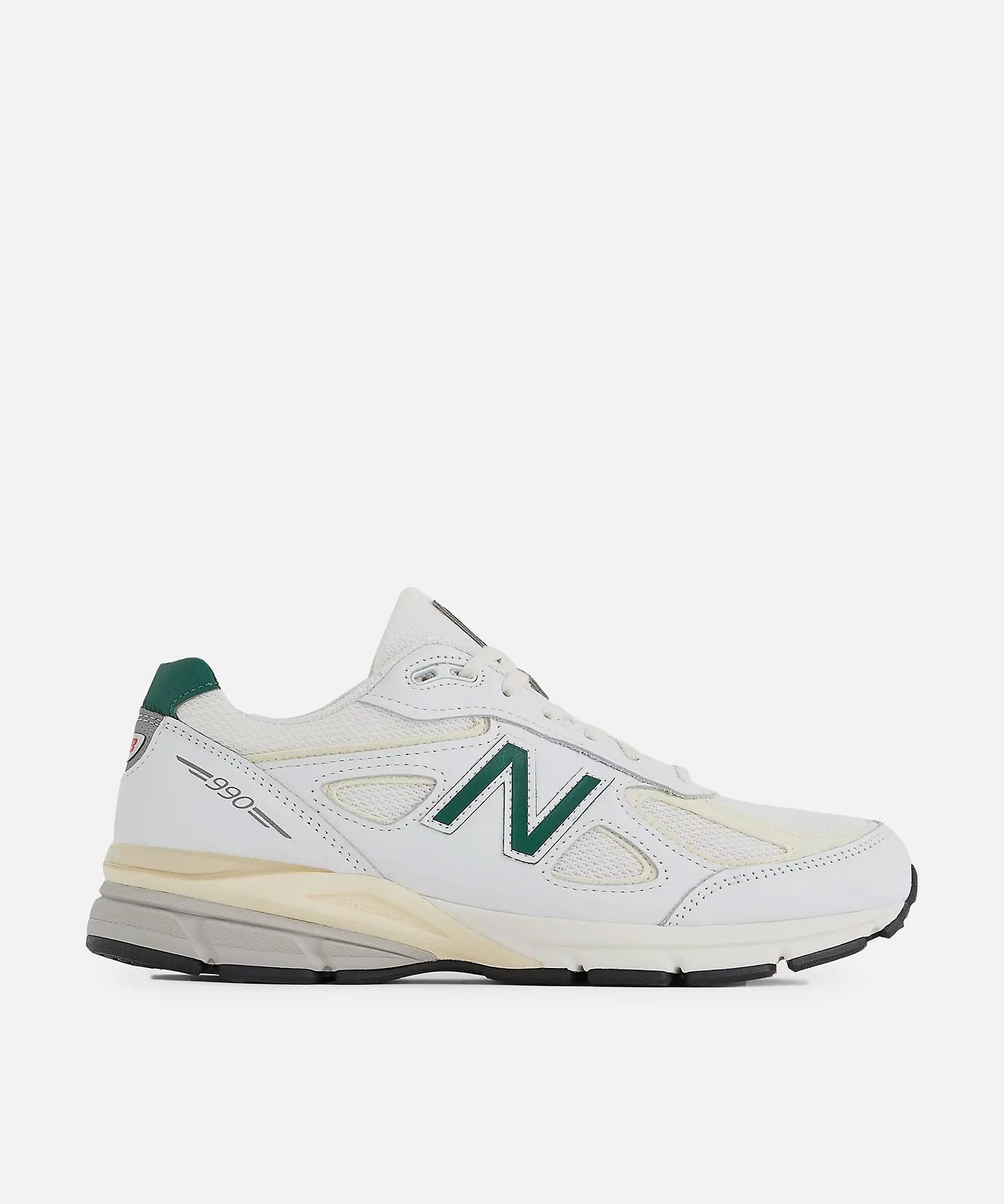 New Balance U990v4 (White/Green) – Patta
